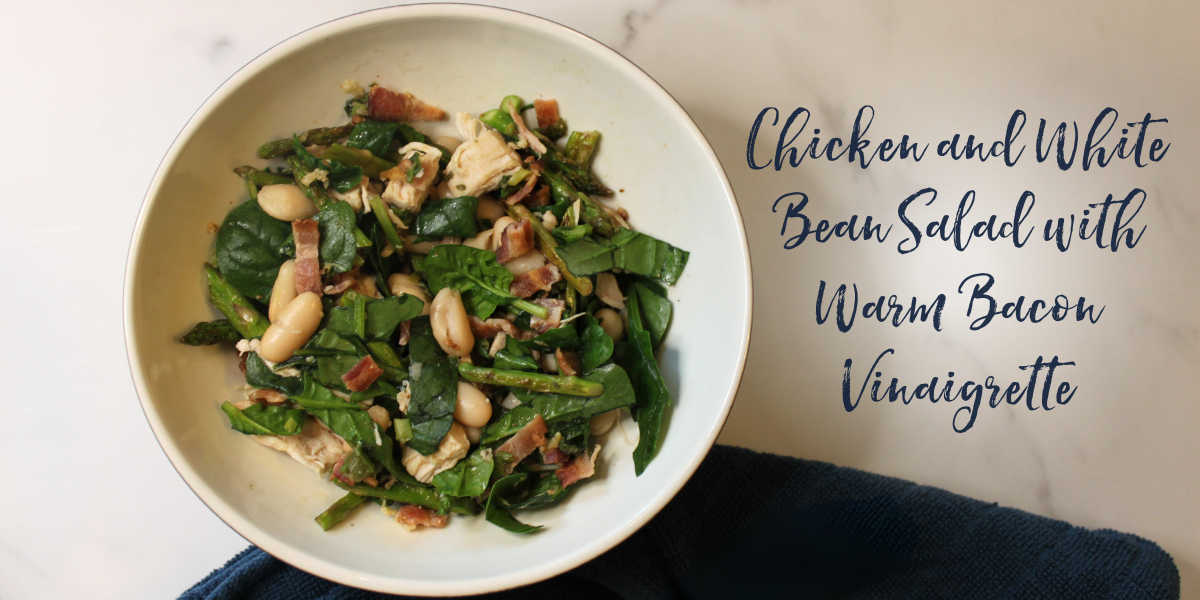 Recipe: Chicken and White Bean Salad with Warm Bacon Vinaigrette ...
